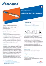 Scanspac Speed Corner 90 - Outside corner bead with self-adhesive tape