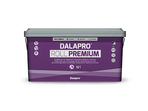 Dalapro Roll Premium - White, all-round roller filler